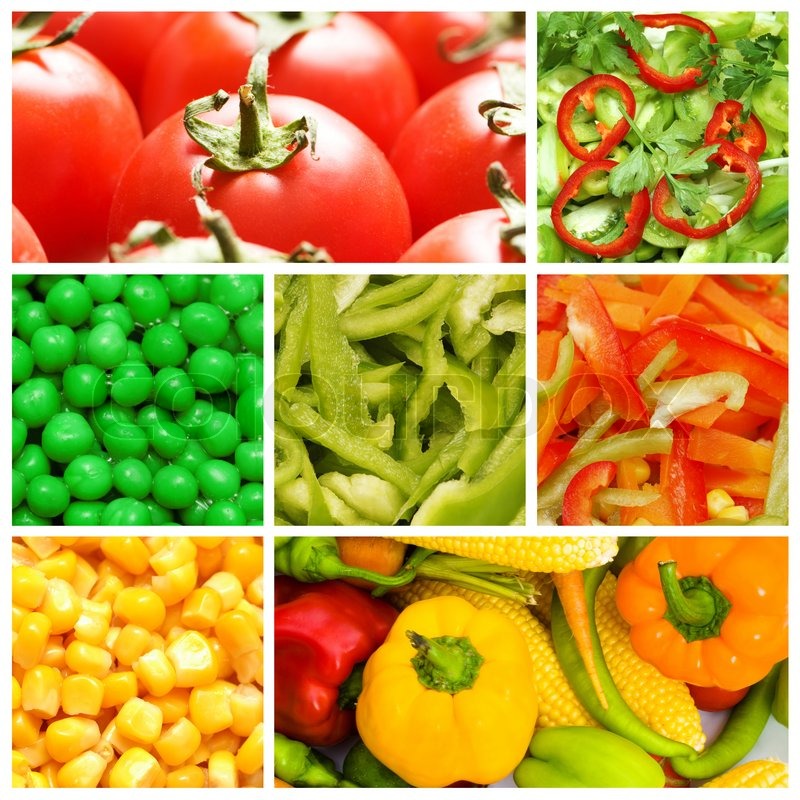 Set of various food items | Stock image | Colourbox