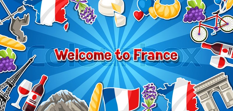 France banner design. French ... | Stock vector | Colourbox