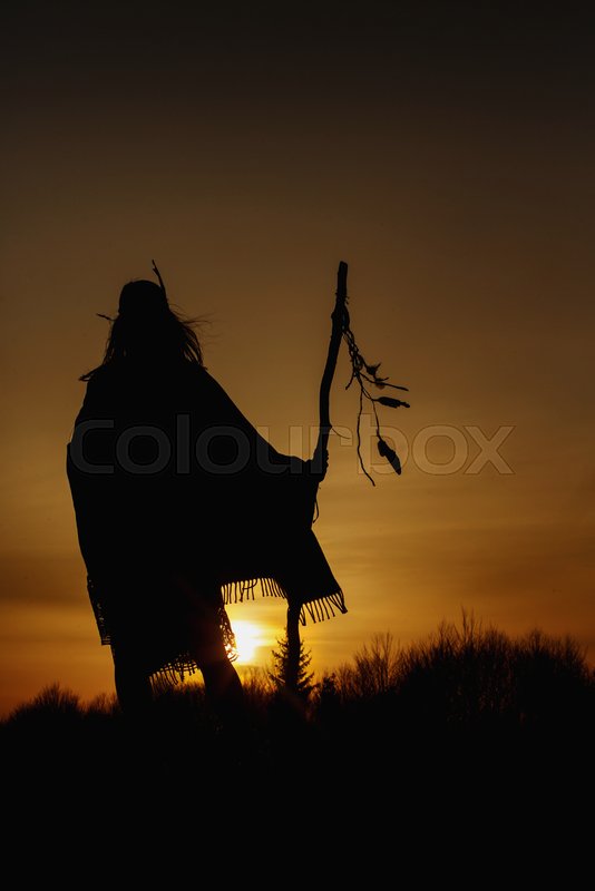 Native American Dance Silhouette