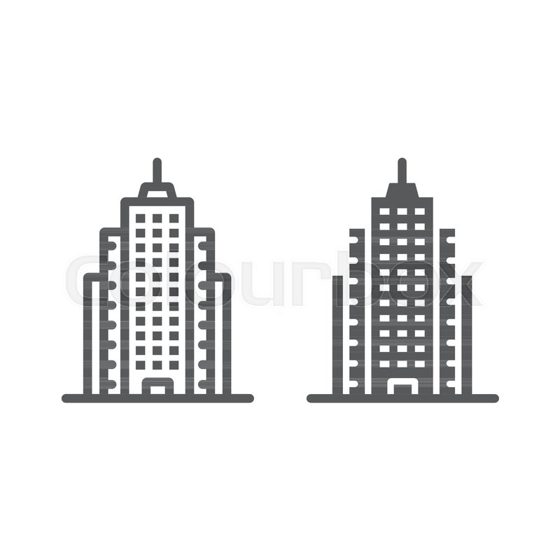Architecture Building Clipart Icons