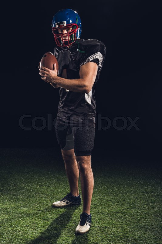 American Football Player Standing