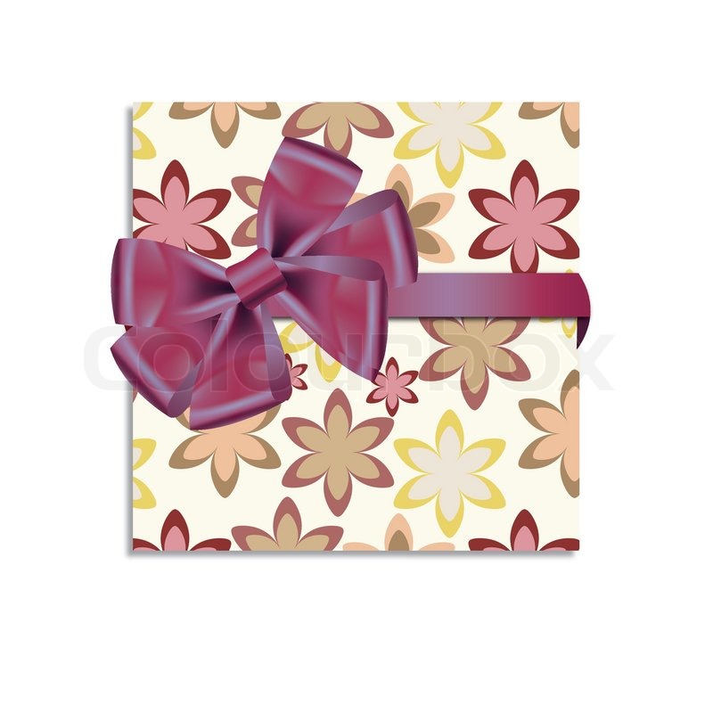 Gift cards with ribbon | Stock vector | Colourbox