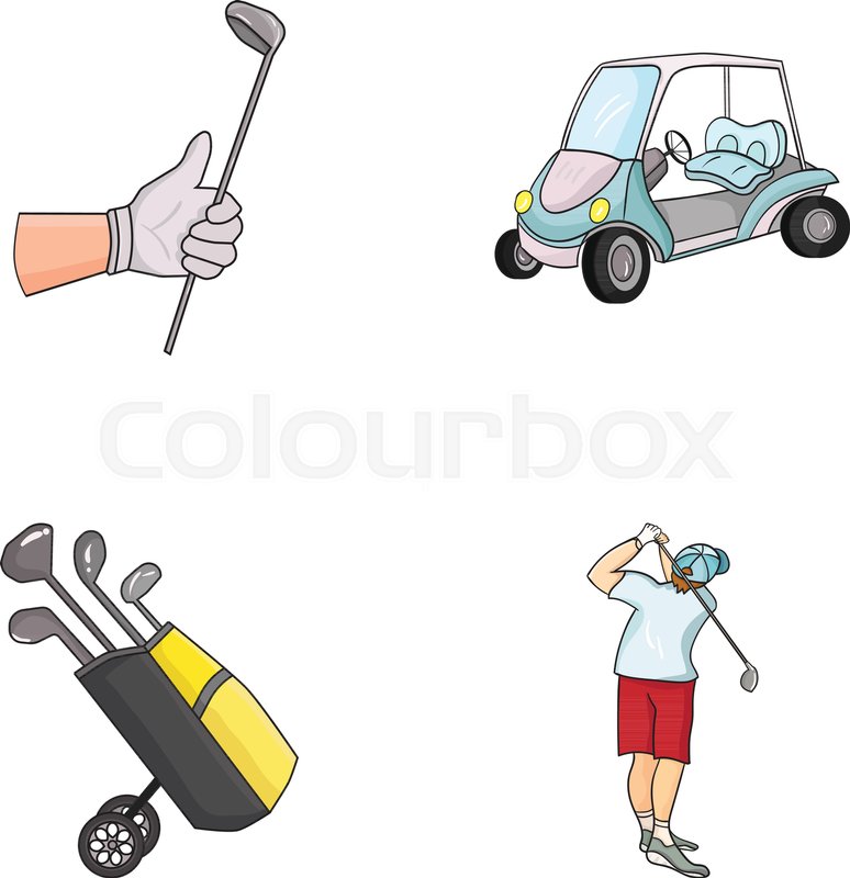 Golf Bag Cartoon