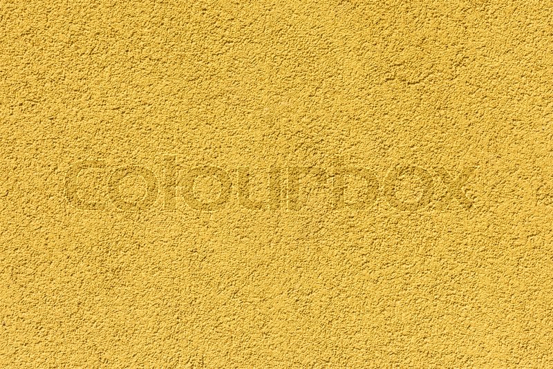 Yellow rough wall textured background | Stock image | Colourbox