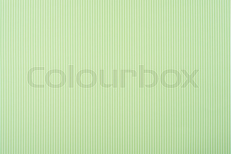 Striped green and white pattern texture | Stock image | Colourbox