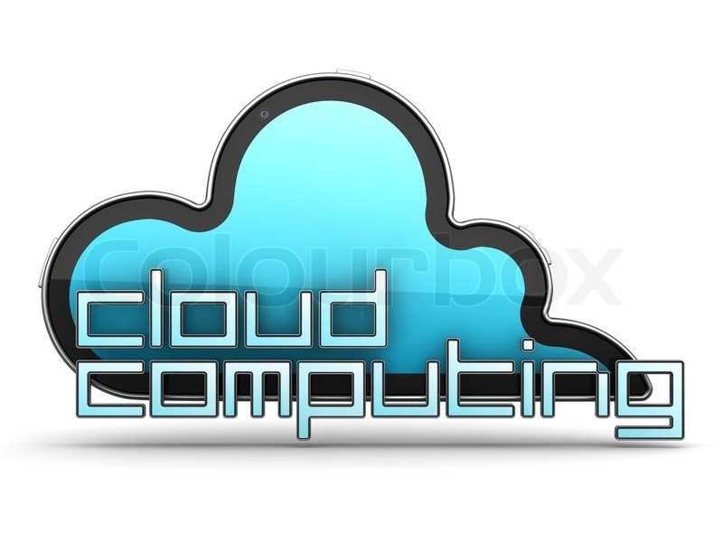 Cloud Computing Illustration | Stock Bild | Colourbox