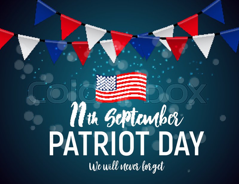 Patriot Day USA poster ... | Stock vector | Colourbox