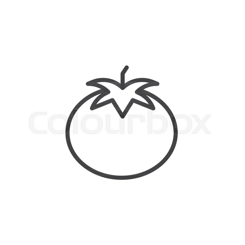 Tomato Outline