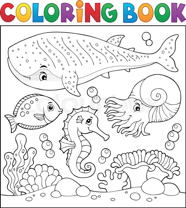 Sea Life Animals Coloring Pages