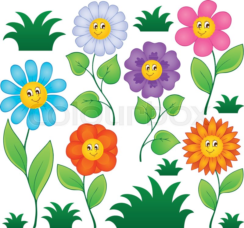 Animated Flowers Clip Art