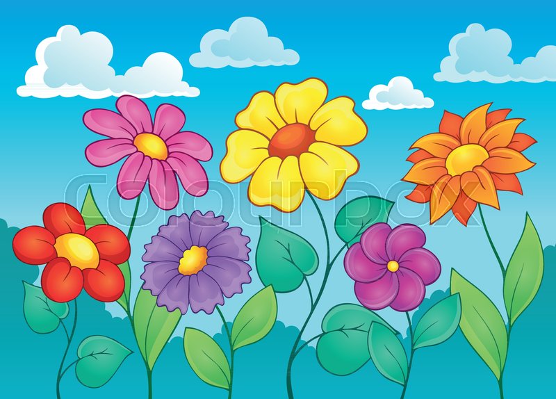 Flower topic image 4 - eps10 vector ... | Stock vector | Colourbox
