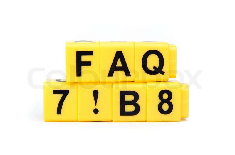 An image of yellow blocks with letters ... | Stock image | Colourbox
