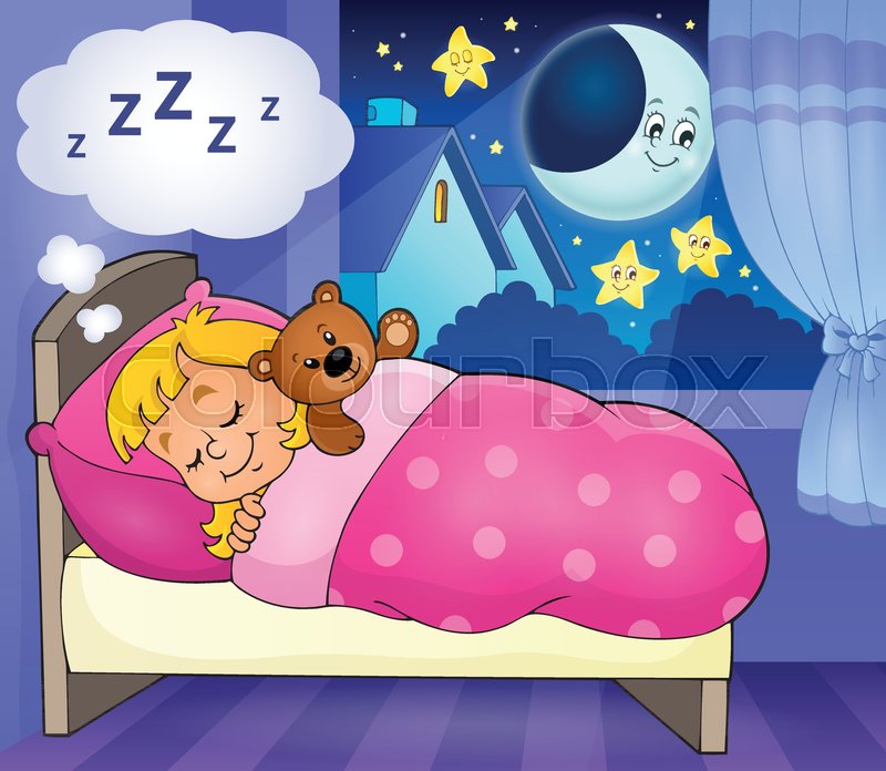 Sleeping Child Clip Art