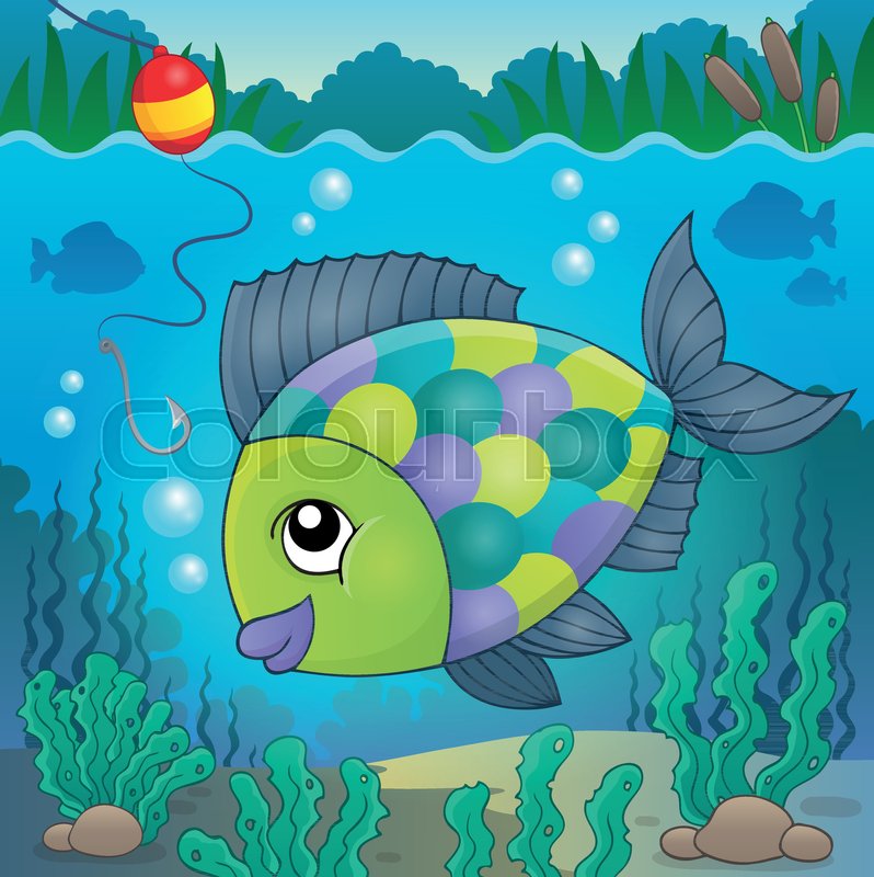 Freshwater fish topic image 3 - eps10 ... | Stock vector | Colourbox