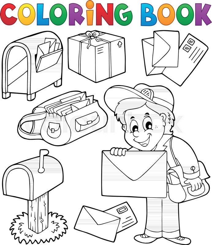 Mailman Coloring Pages