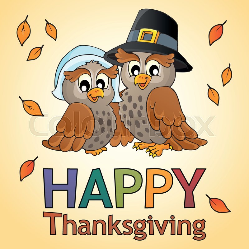 Happy Thanksgiving theme 9 - eps10 ... | Stock vector | Colourbox