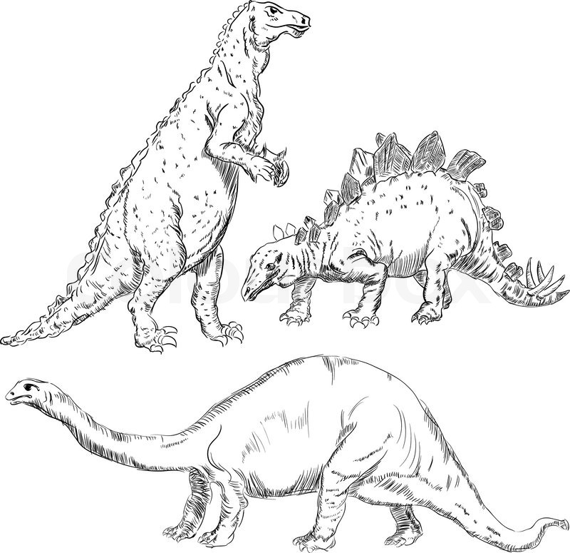 Dinosaurier Vector Illustration von ... | Stock-Vektor | Colourbox