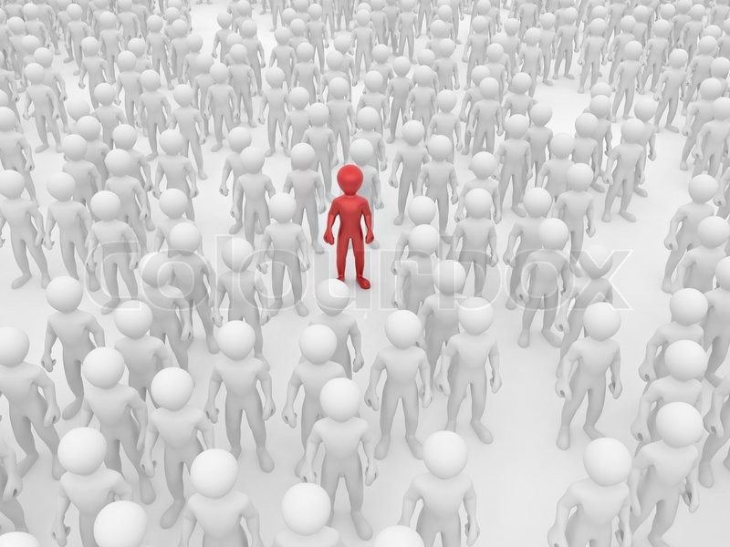 Conceptual image of individuality | Stock image | Colourbox