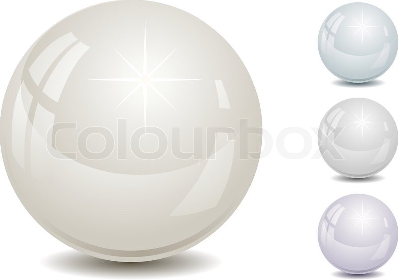 Vektor-Illustration von Perlen | Stock-Vektor | Colourbox