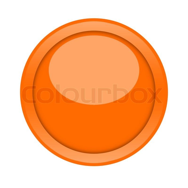 Orange Button | Stock Bild | Colourbox