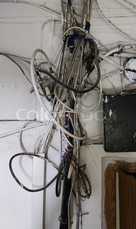 Tangled Electrical Wires