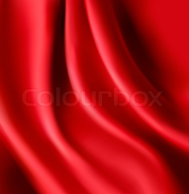 Red satin background. | Stock image | Colourbox