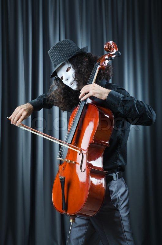 Man playing the cello | Stock image | Colourbox