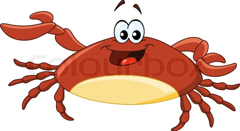 Cartoon krabbe | Stock vektor | Colourbox