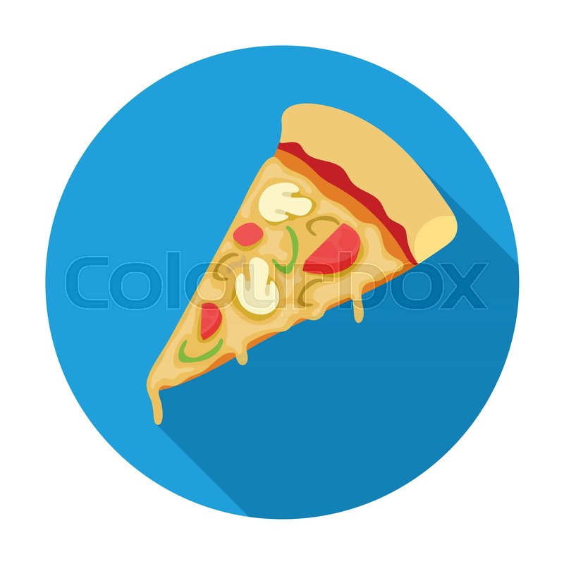 Flat Pizza Icon