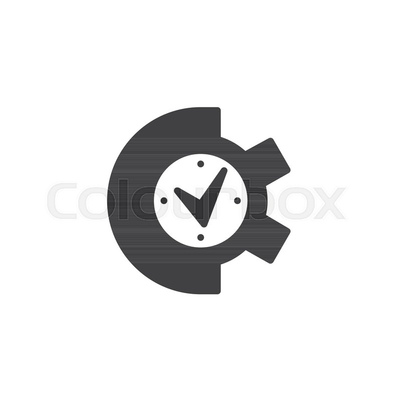 Clock Gears Vector