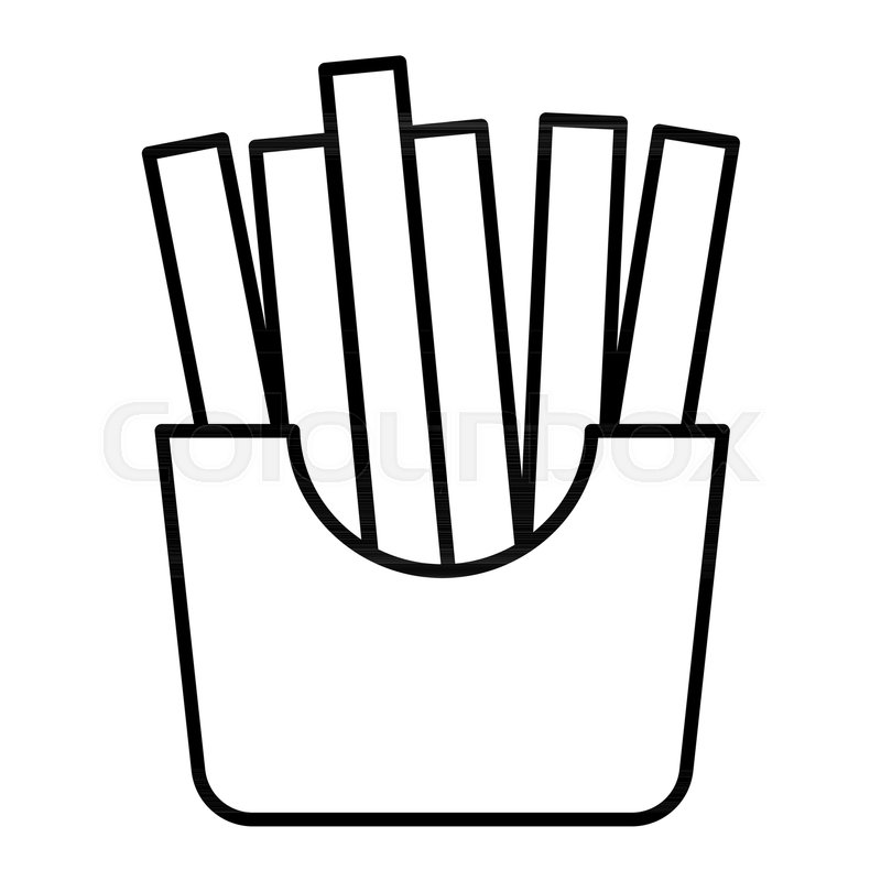 Fries Outline
