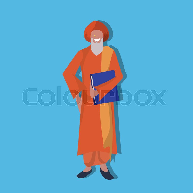 Indian Guru Clipart