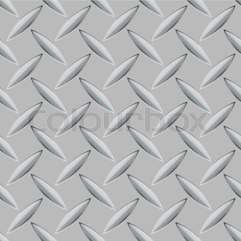 Seamless steel background pattern ... | Stock vector | Colourbox