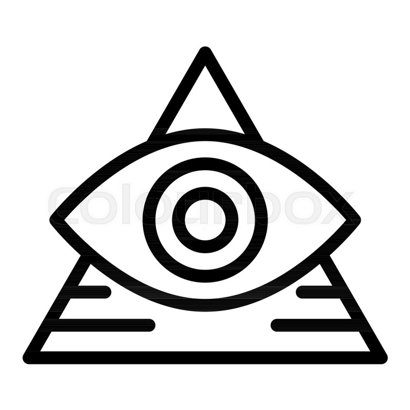 All Seeing Eye Pyramid Design