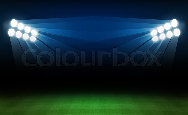 Stadium Lights Vector