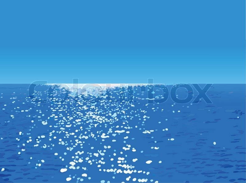 Vector illustration of an ocean ... | Stock vector | Colourbox
