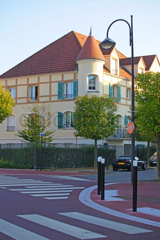 House in the suburbs of Paris | Stock image | Colourbox
