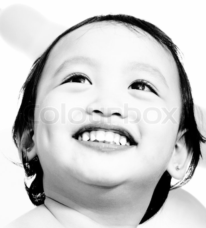 Cute Happy Kid Smiling At Her Parent | Stock image | Colourbox
