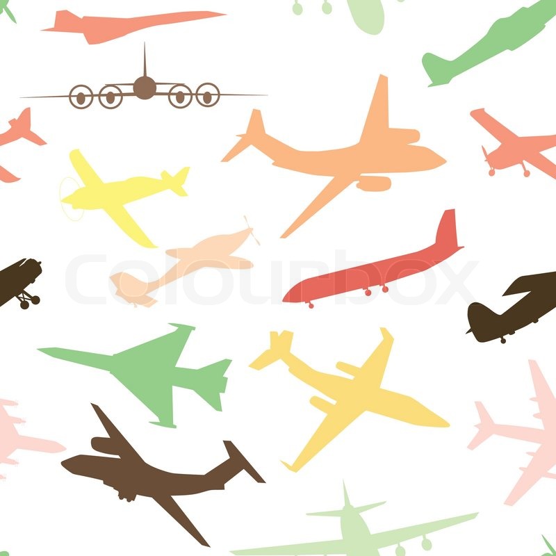 Aircraft, airplane, plane flying ... | Stock vector | Colourbox