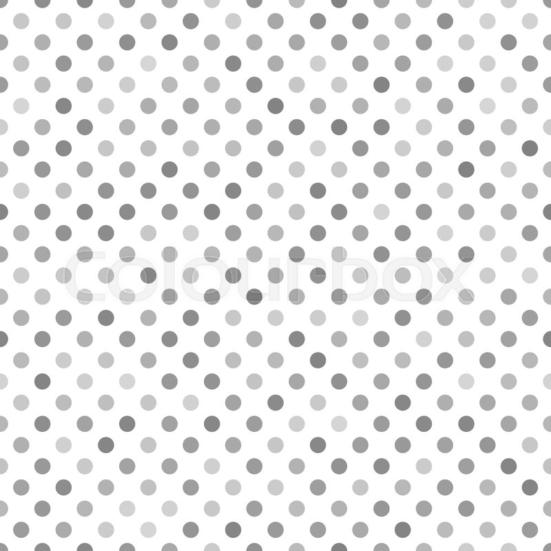 Grey abstract seamless circle pattern ... | Stock vector | Colourbox