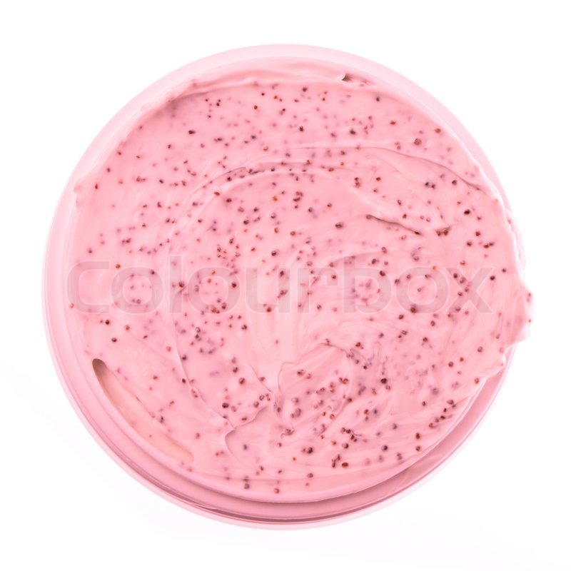 Body scrub isolated on white background | Stock image | Colourbox