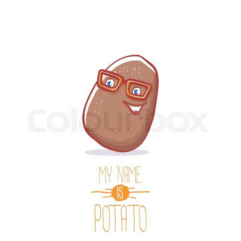 Cute Potato Cartoon