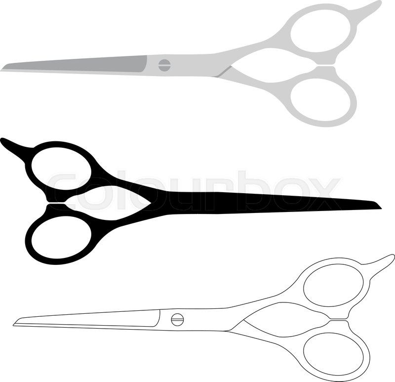 Barber Scissor Vector