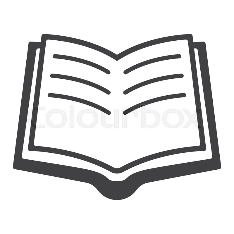 Open Book Icon Vector