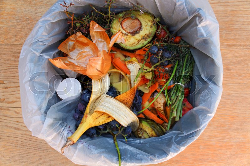 Domestic waste for compost from fruits ... | Stock image | Colourbox
