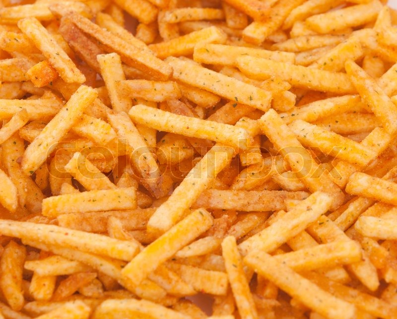 Hot french fries | Stock image | Colourbox