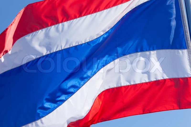 Flag of Thailand | Stock Bild | Colourbox