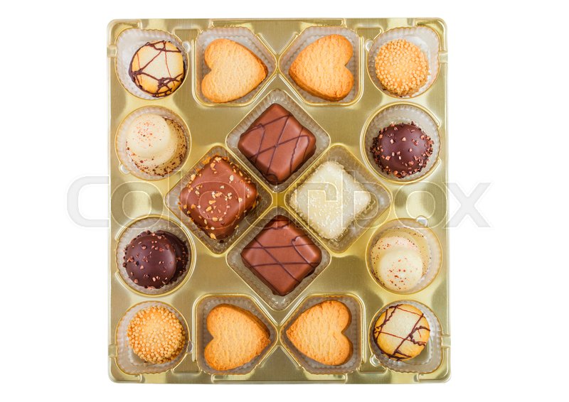 Luxury belgian chocolate and biscuit ... | Stock image | Colourbox