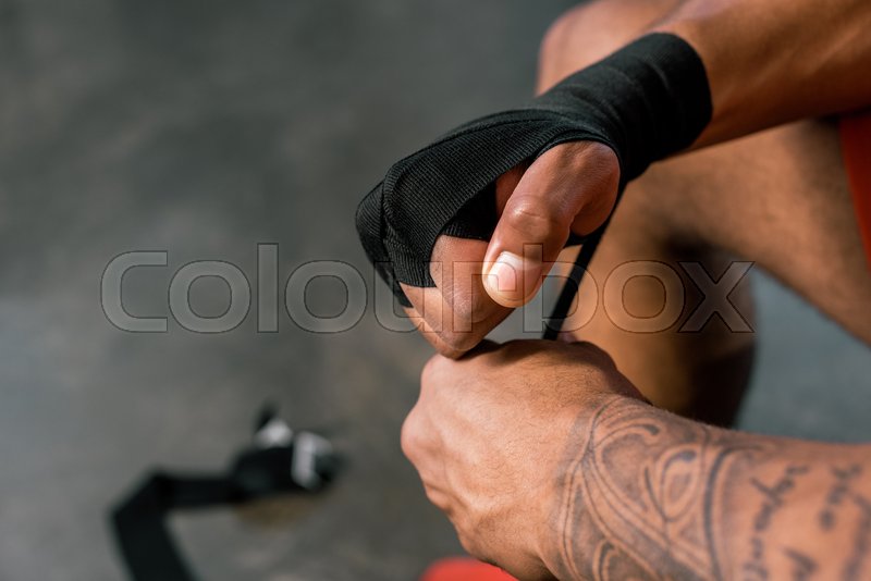 Boxing Glove Tattoo On Hand