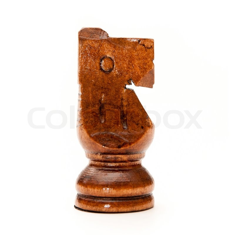 Black knight chess piece | Stock image | Colourbox